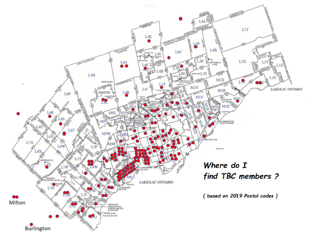 Heat Map 2019-20 – Toronto Bicycle Club – Toronto's Fun bicycle club